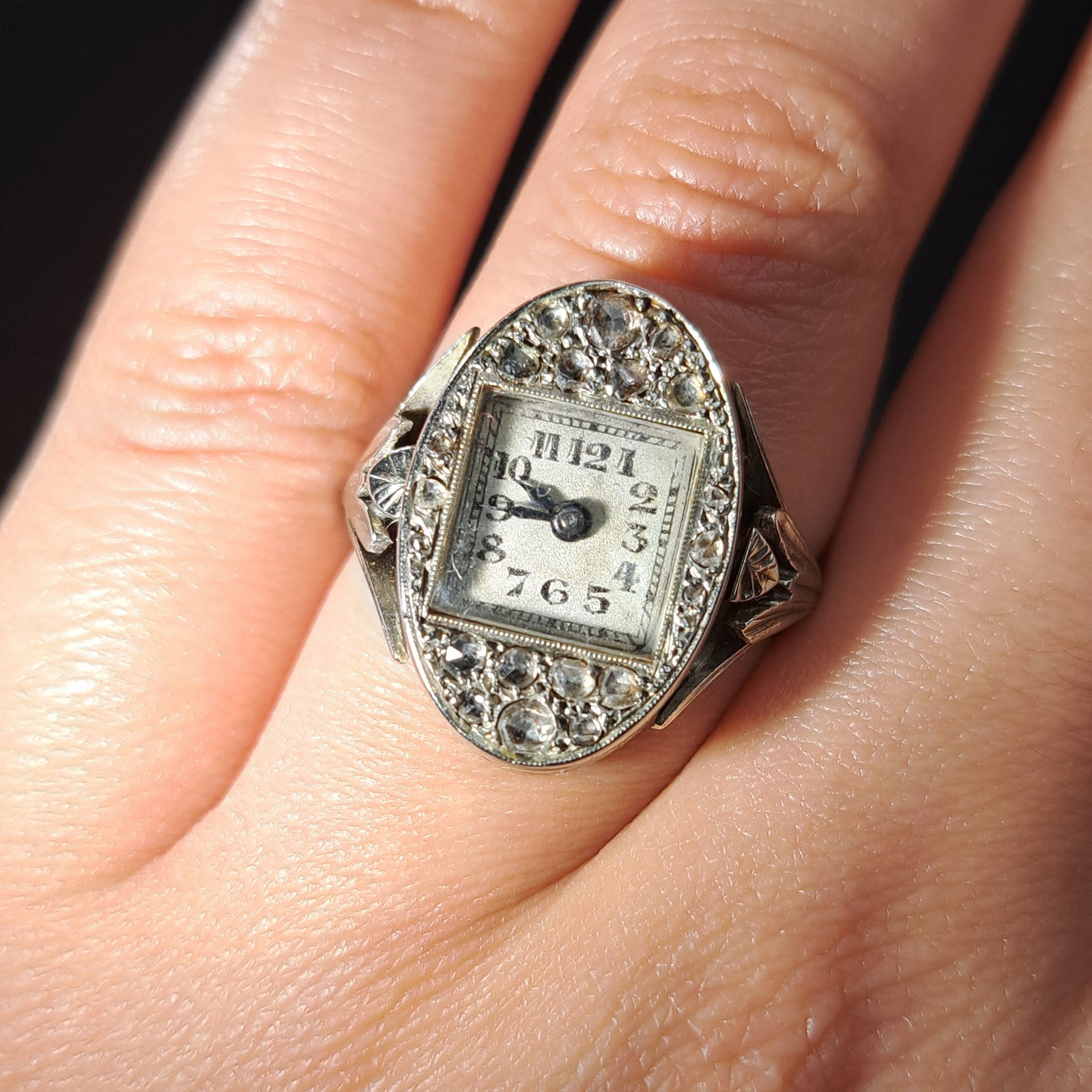 The Antique Art Deco Diamond Watch Ring