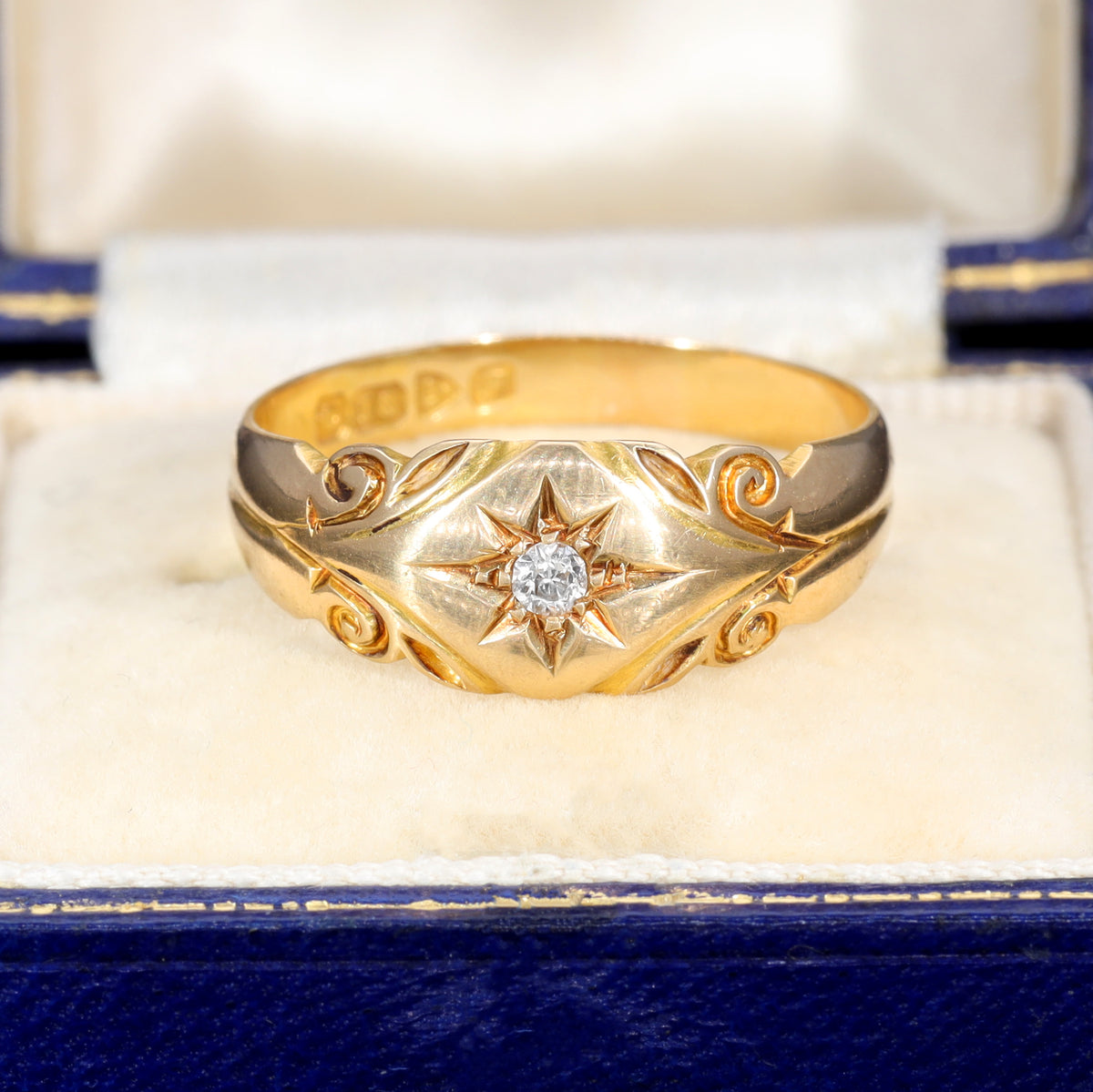 The Antique 1906 Old European Cut Diamond Starlight Ring