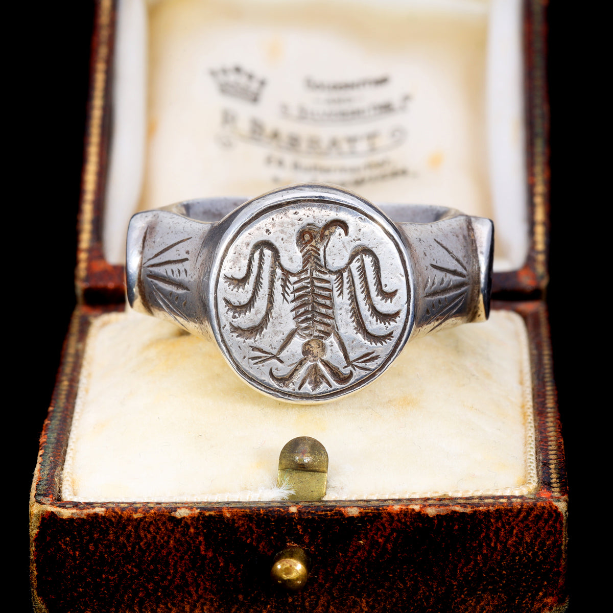 The Ancient Medieval Giant Eagle Silver Ring